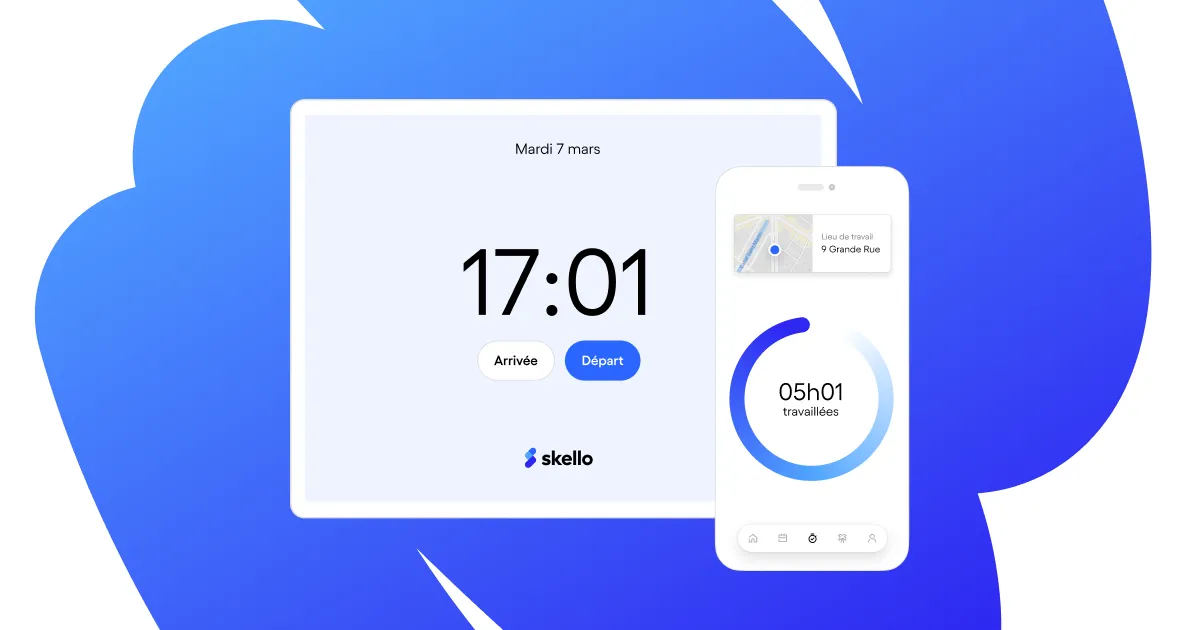 Online time clock: clocking application for employees - Skello