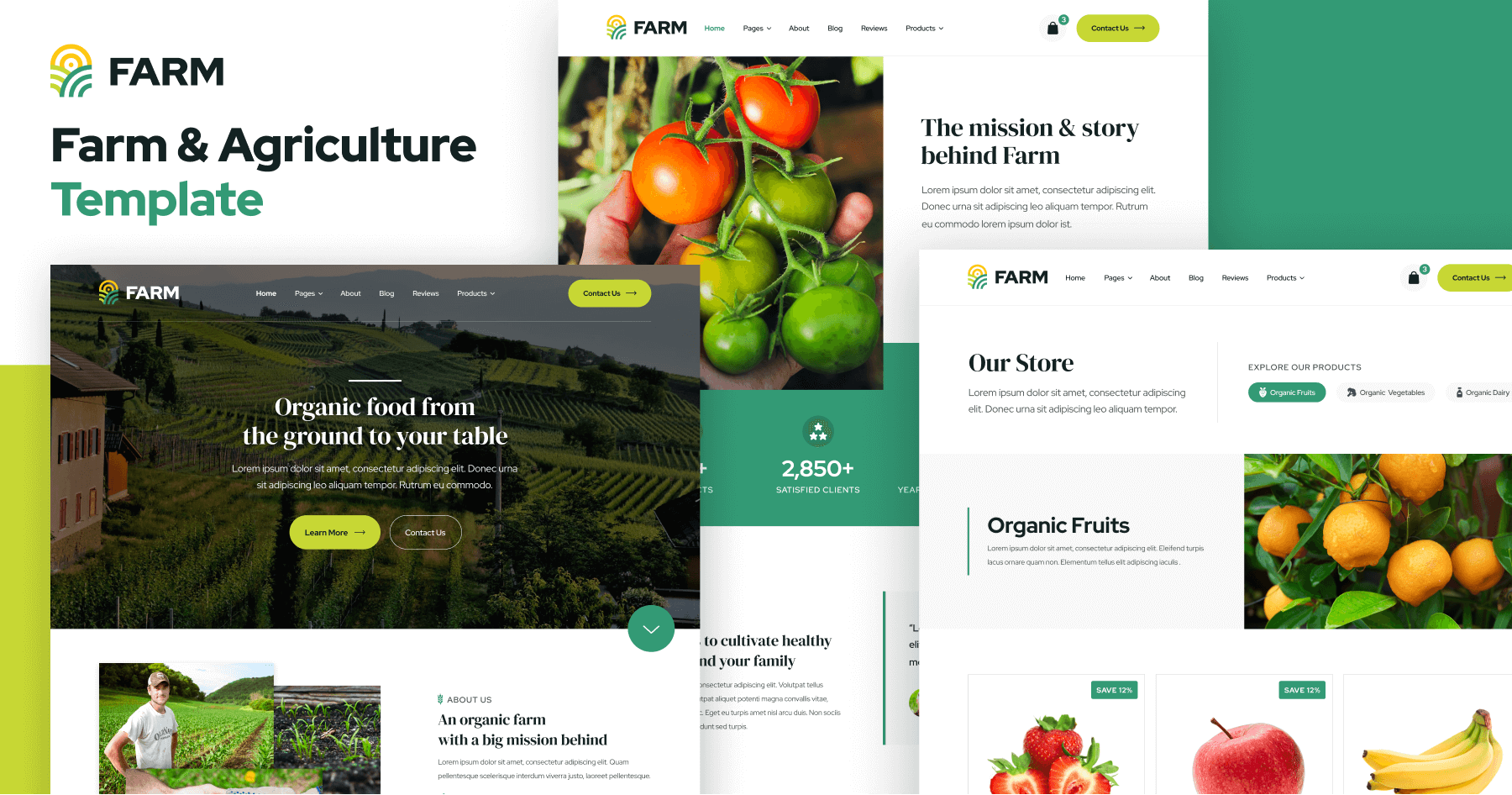 Home - Farm - Webflow Ecommerce Website Template
