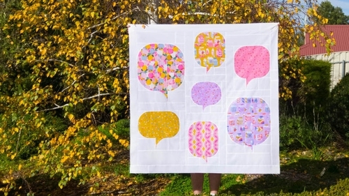 Baby Chatbot - a modern quilt pattern