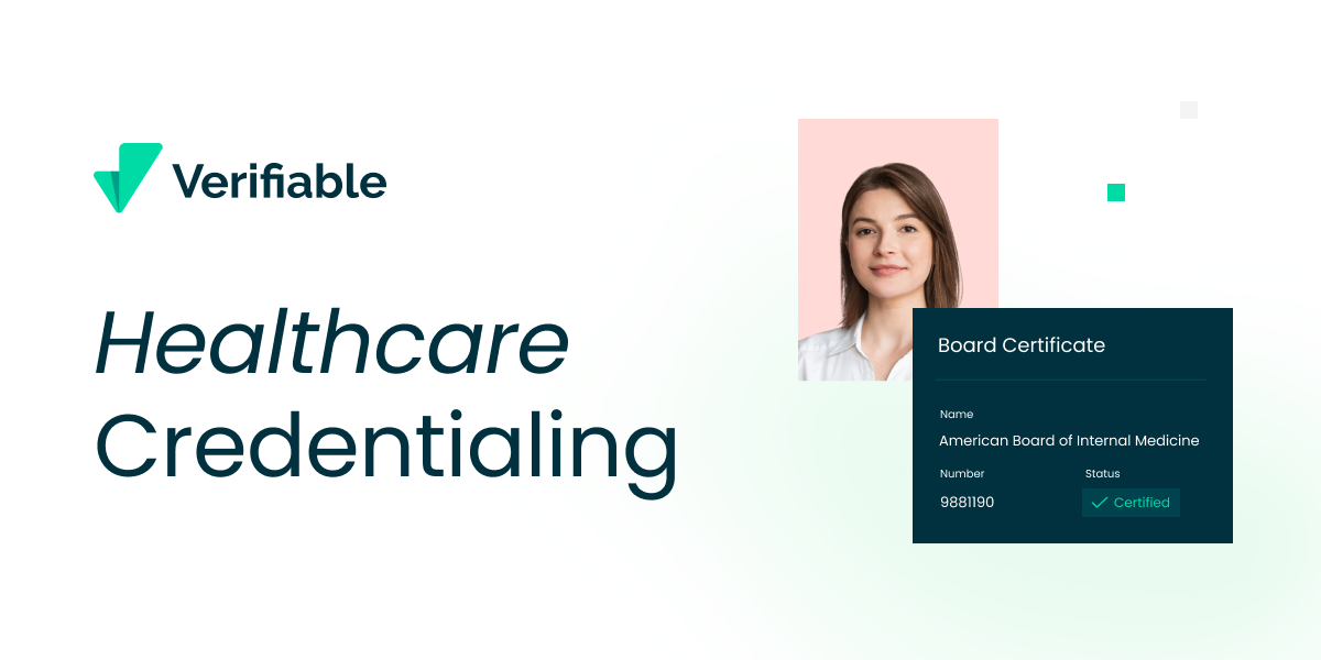 Healthcare Credentialing