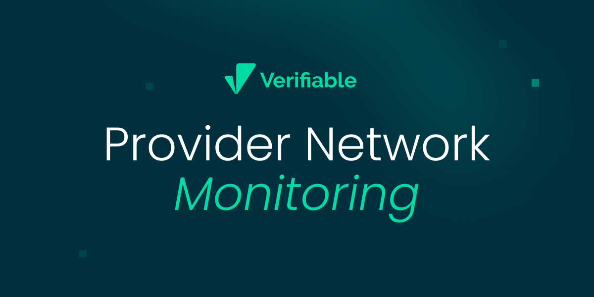 Provider Network Monitoring