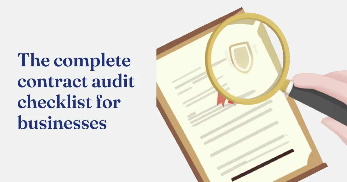 The complete contract audit checklist for businesses