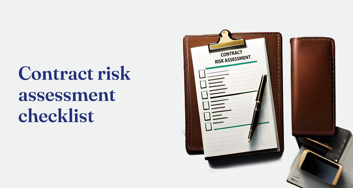 The Perfect Contract Risk Assessment Checklist