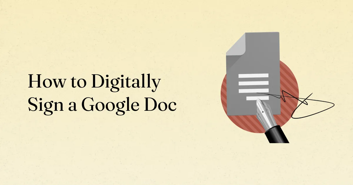 How to Sign a Google Doc