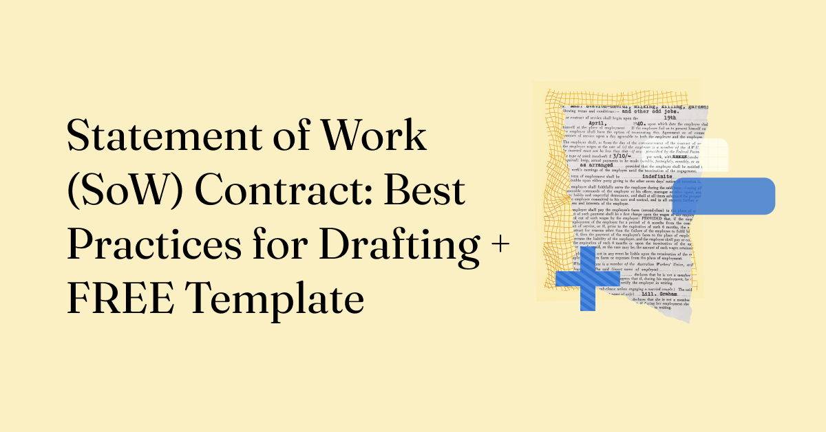 Statement of Work (SoW) Contract + Free Template