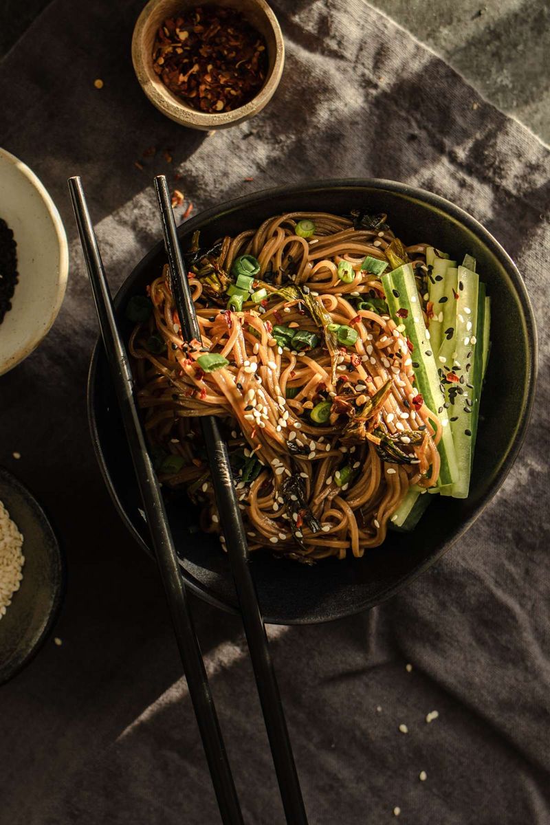 Scallion Oil Noodles | The Maker Makes