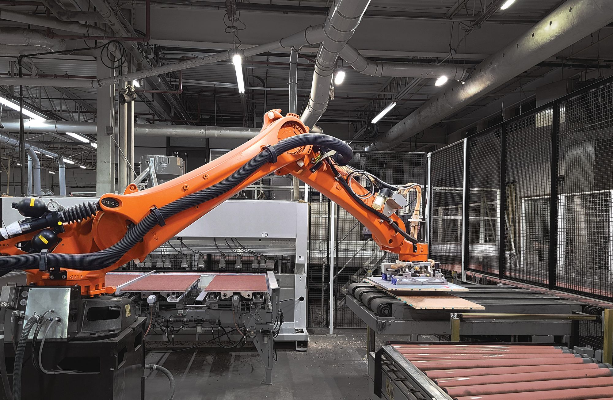 Machine Tending of a Dowel Inserter | Automatech Robotik