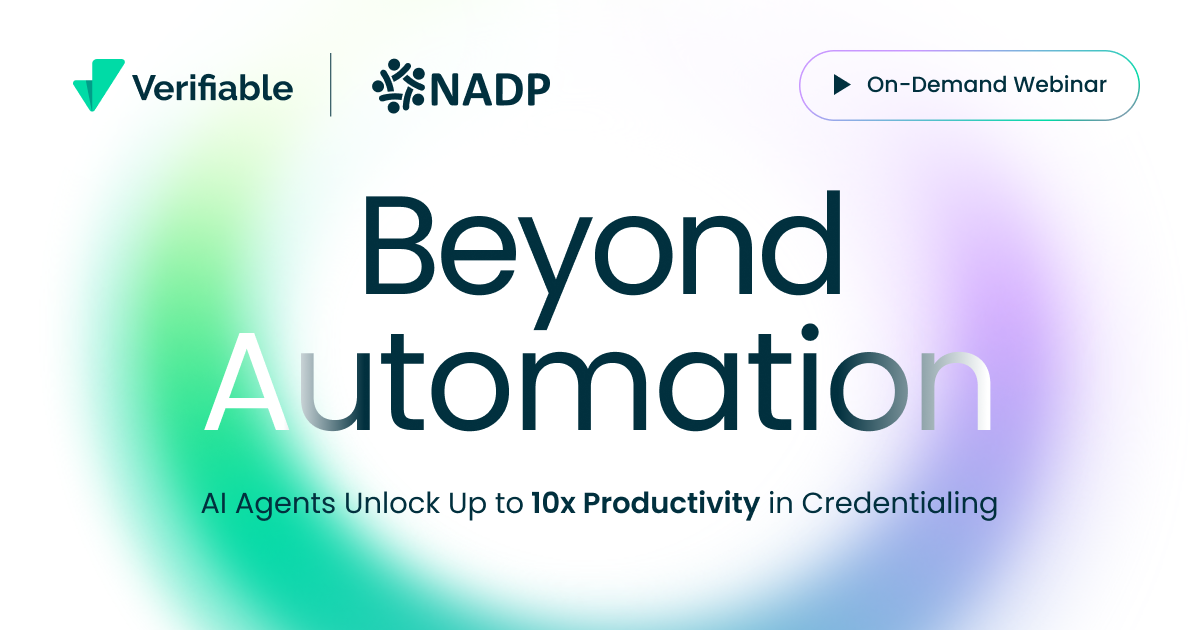 NADP Webinar Recap: How AI is Reshaping Credentialing for Dental Plans