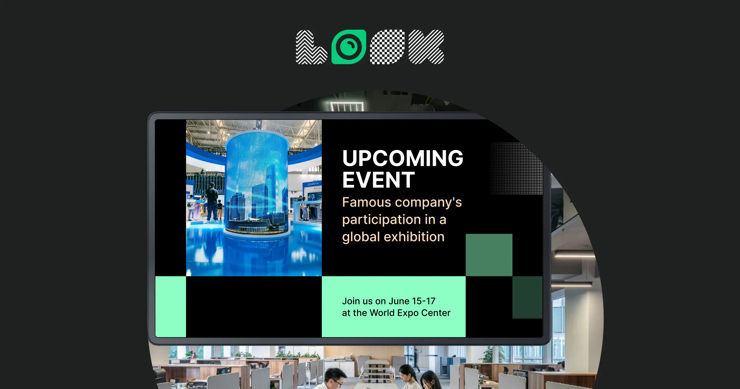 Affichage numérique pour les ressources humaines - LOOK DS