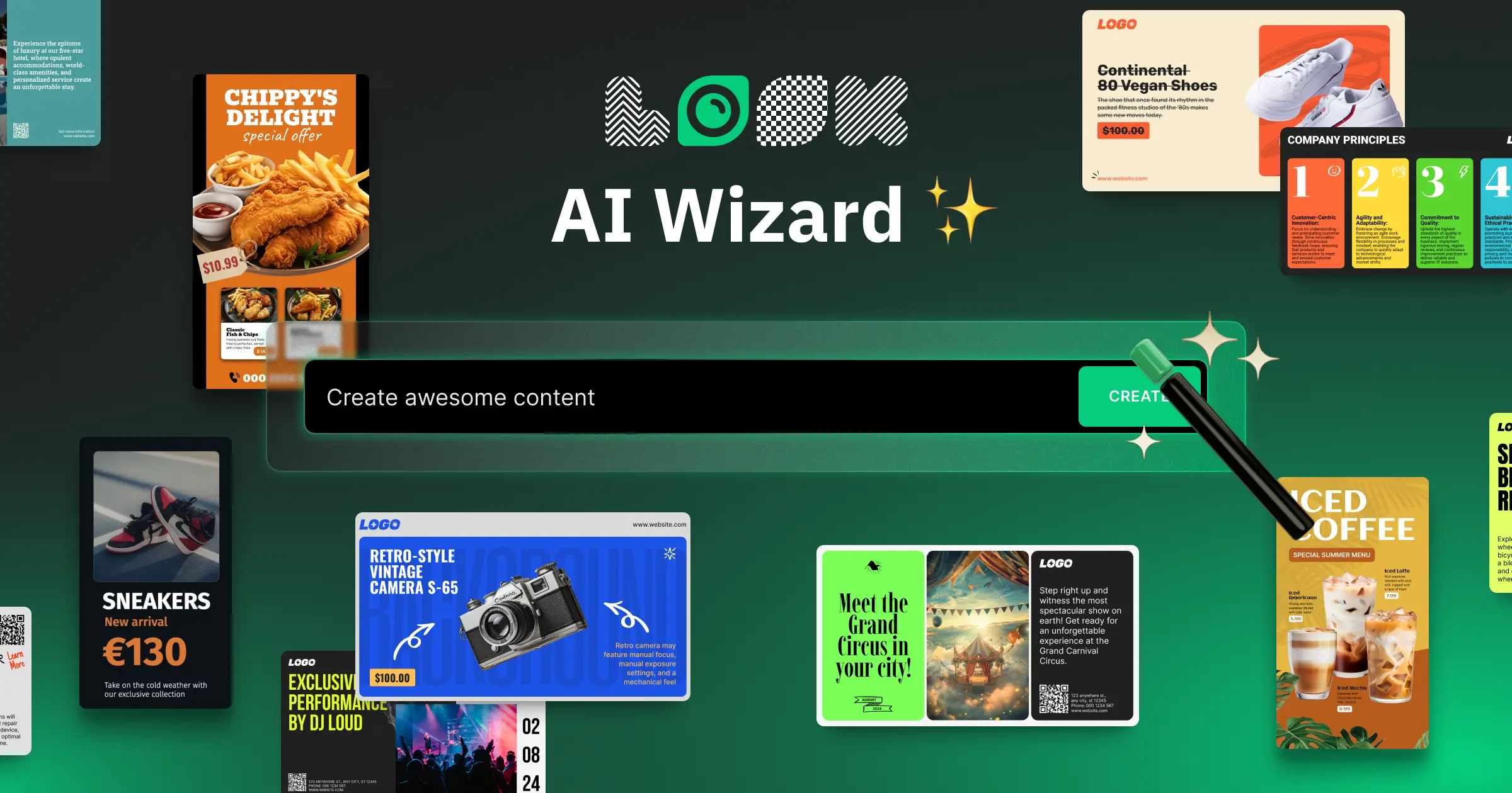 Digital Signage AI Wizard & Generator - LOOK DS