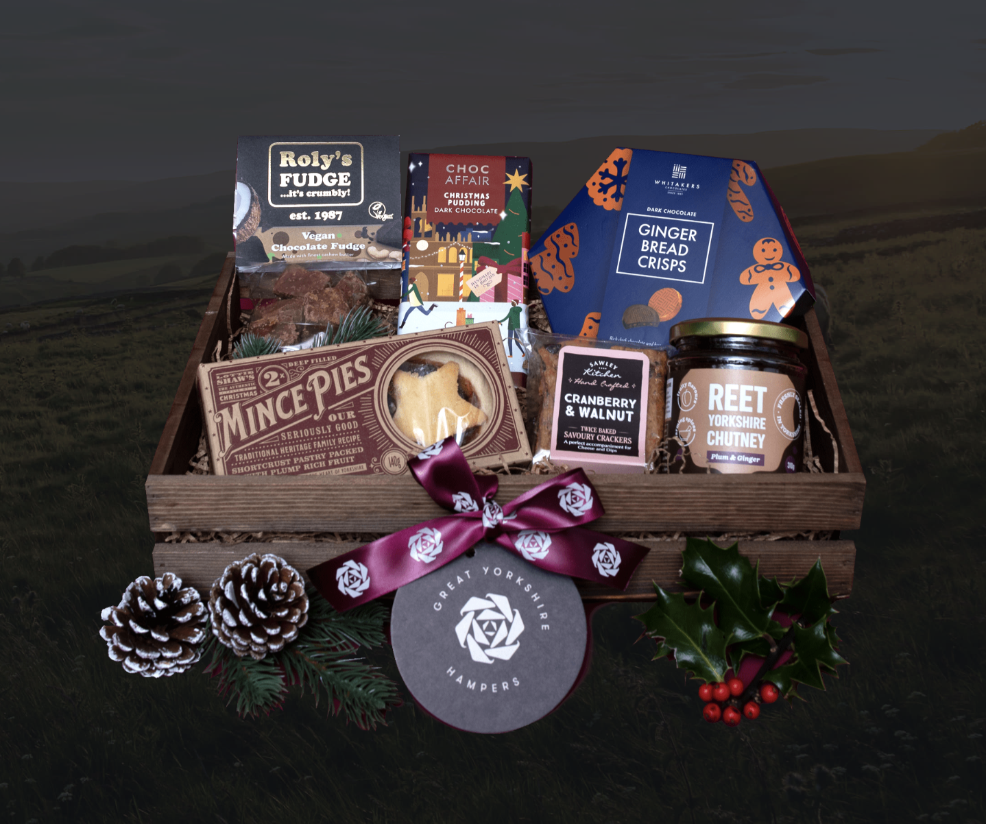 Small Christmas Gift Box - Great Yorkshire Hampers