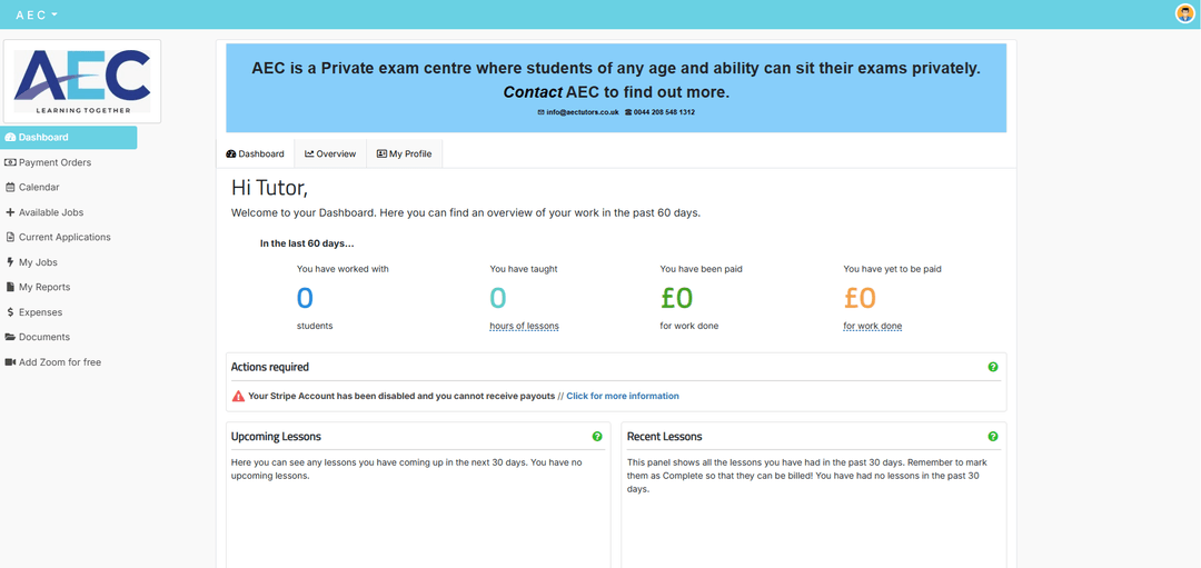 Online Learn Tutor Guide | AEC Tutors