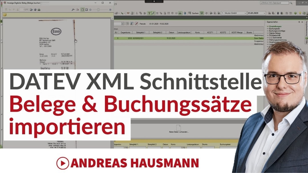 Keine Buchung ohne BELEG — Die DATEV XML Schnittstelle
