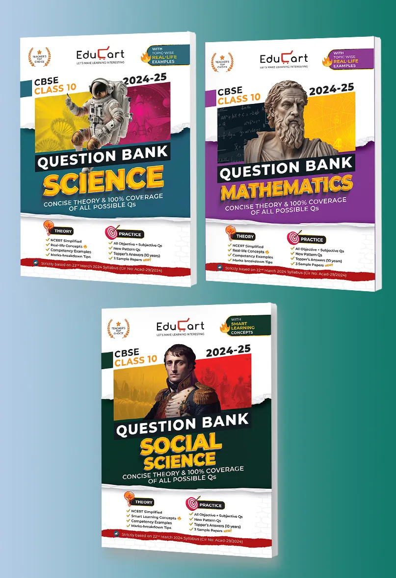 Educart Latest CBSE | ICSE | UP Board | Class 10 Books 2024-25: QB ...