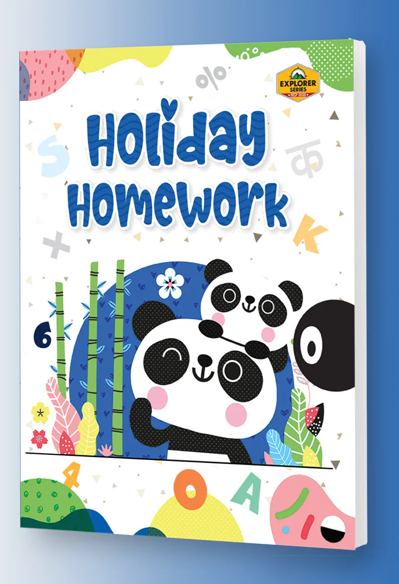Educart Holiday Homework Workbook for UKG (5-7 Years Kids)