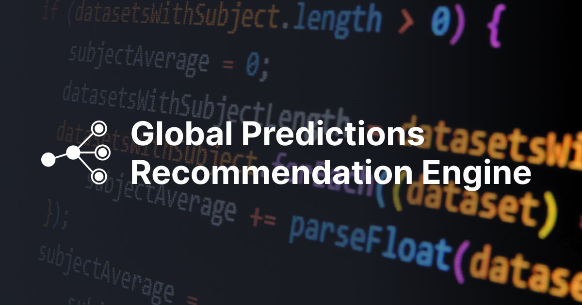 Recommendation Engine - Global Predictions