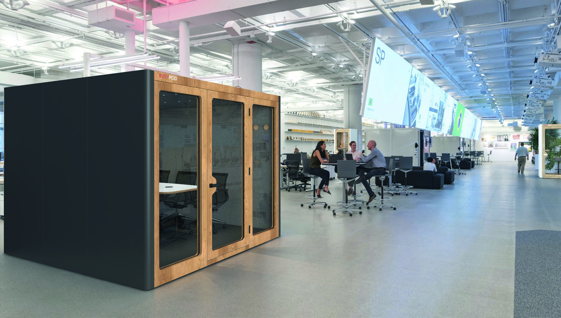 Soundproof Extra Large Meeting Pod | Busypod | Peacepod
