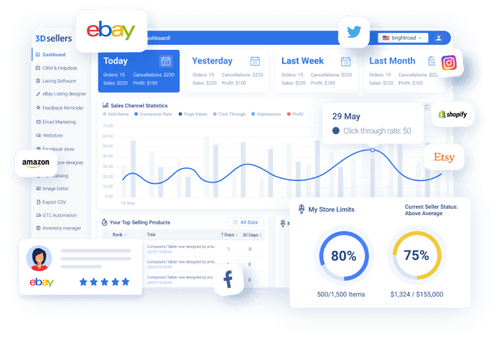 3Dsellers: All-in-One eBay Selling Manager