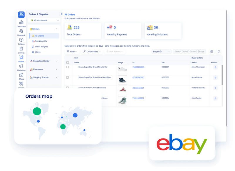 Multi-Channel eBay Selling Software | 3Dsellers