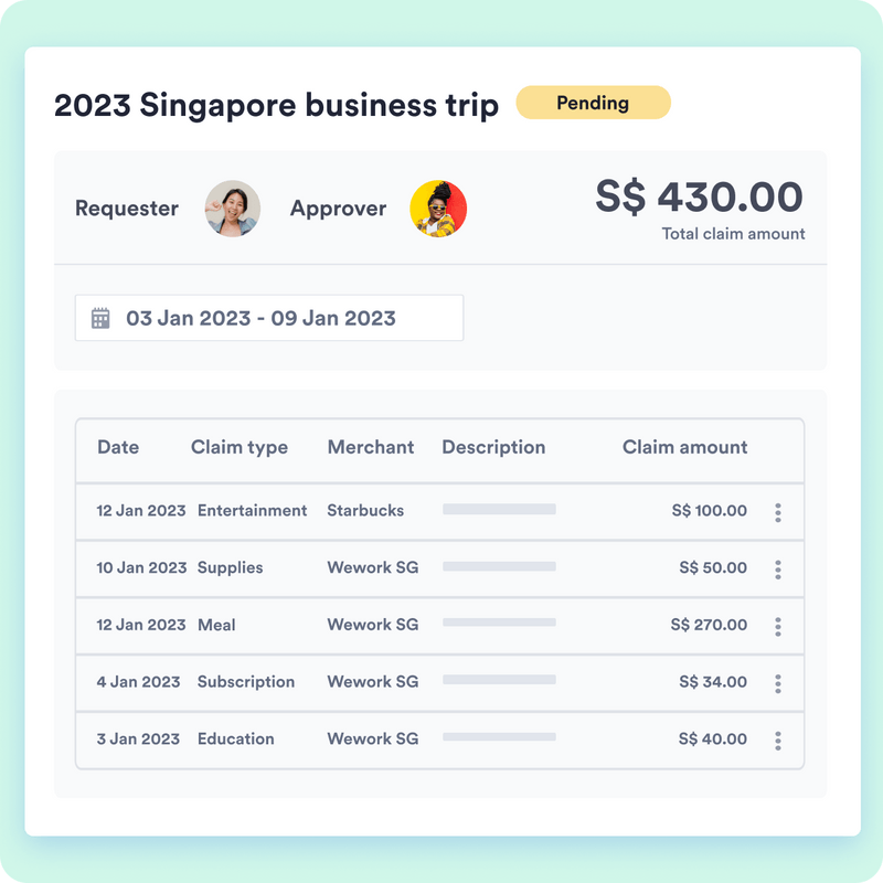 Staff Expense-claims Software for Singapore Business | Swingvy