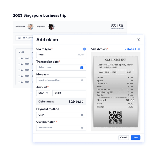 Staff Expense-claims Software for Singapore Business | Swingvy