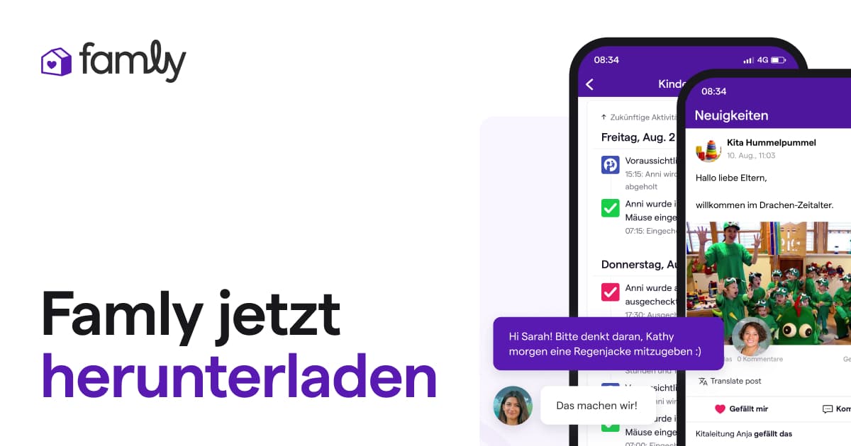 Famly-App herunterladen