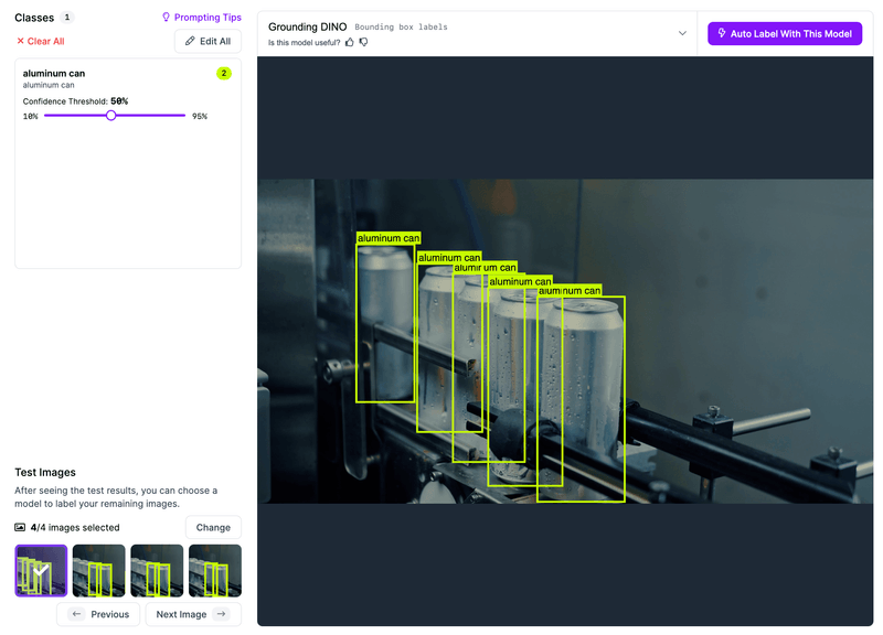 Roboflow Auto Label: Fast, Automatic Vision Labeling