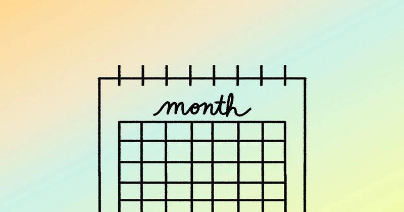 Simple List: 12 Months of the Year, In Order