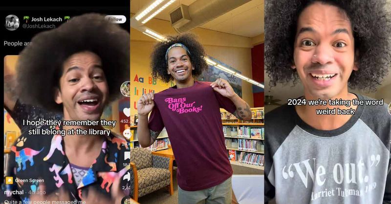TikTok Defends 'Mychal the Librarian,' Confronting Online Hate with Empathy