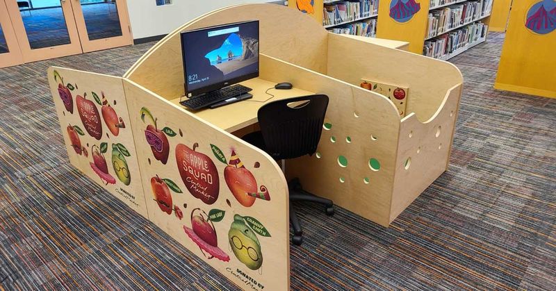 Libraries across US install 'cubicles' for parents who need to study ...