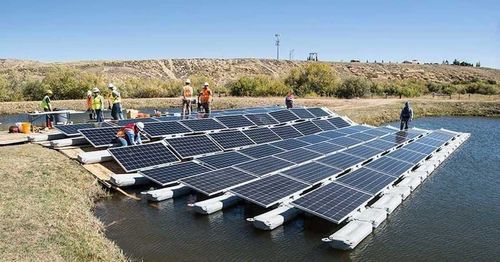 Coming soon to a lake near you: Floating solar panels