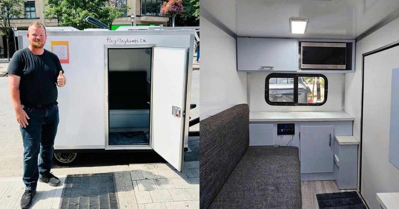 Man invents innovative tiny mobile homes for unhoused neighbors
