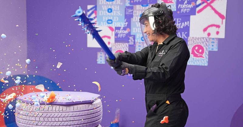 Calm app offers free rage room passes to moms for Mother's Day