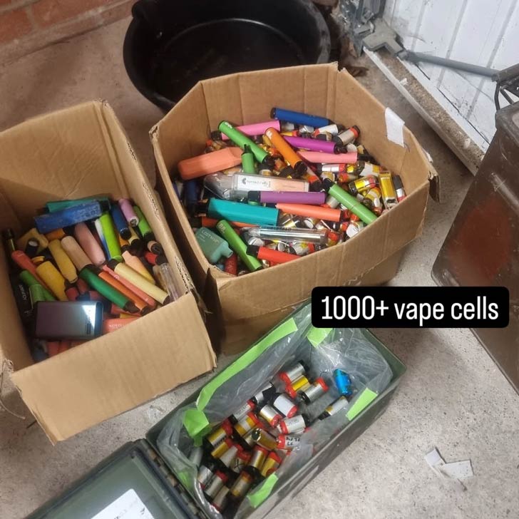 Engineer powers his entire home using 500 discarded vapes