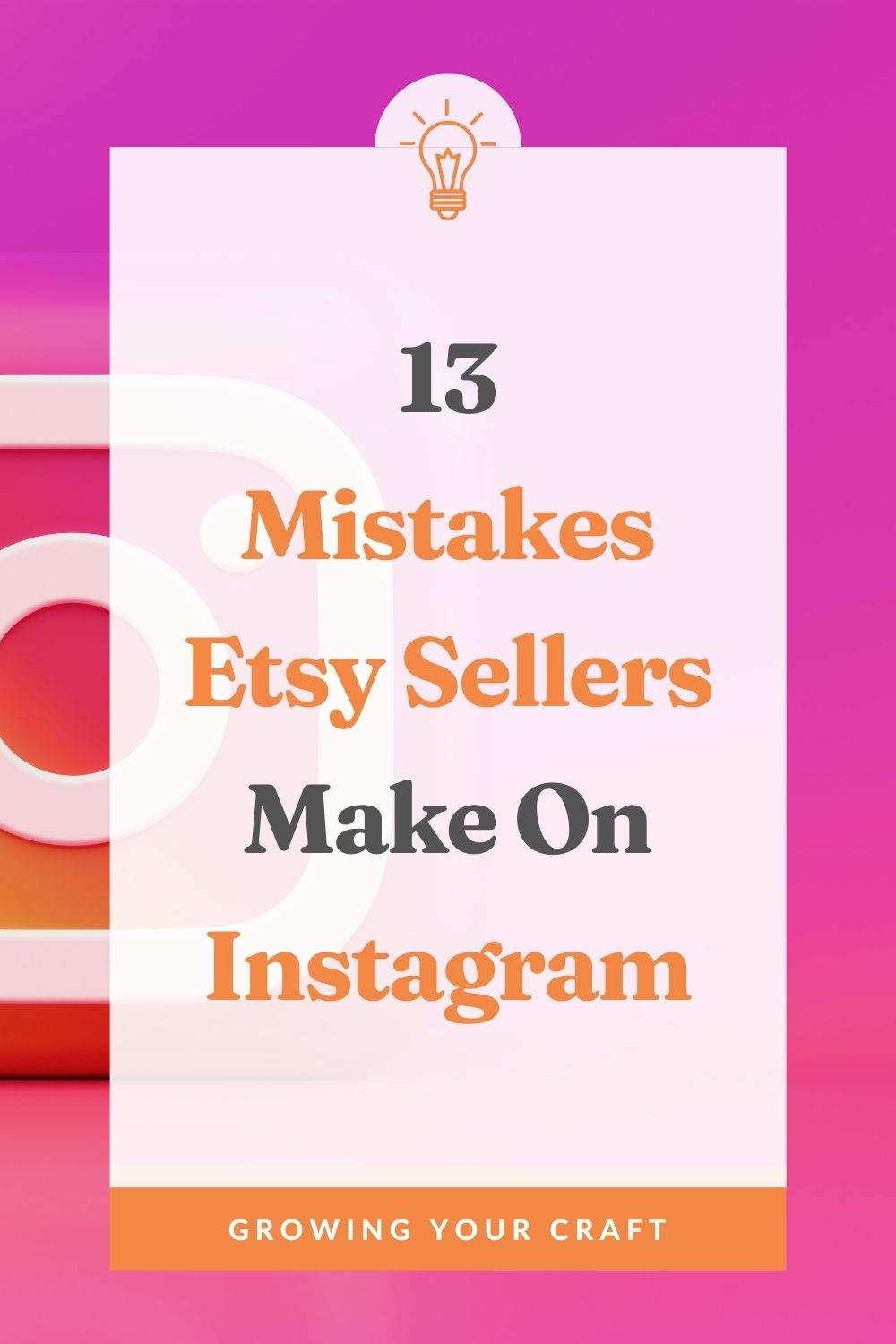 13 Mistakes That Etsy Sellers Make On Instagram