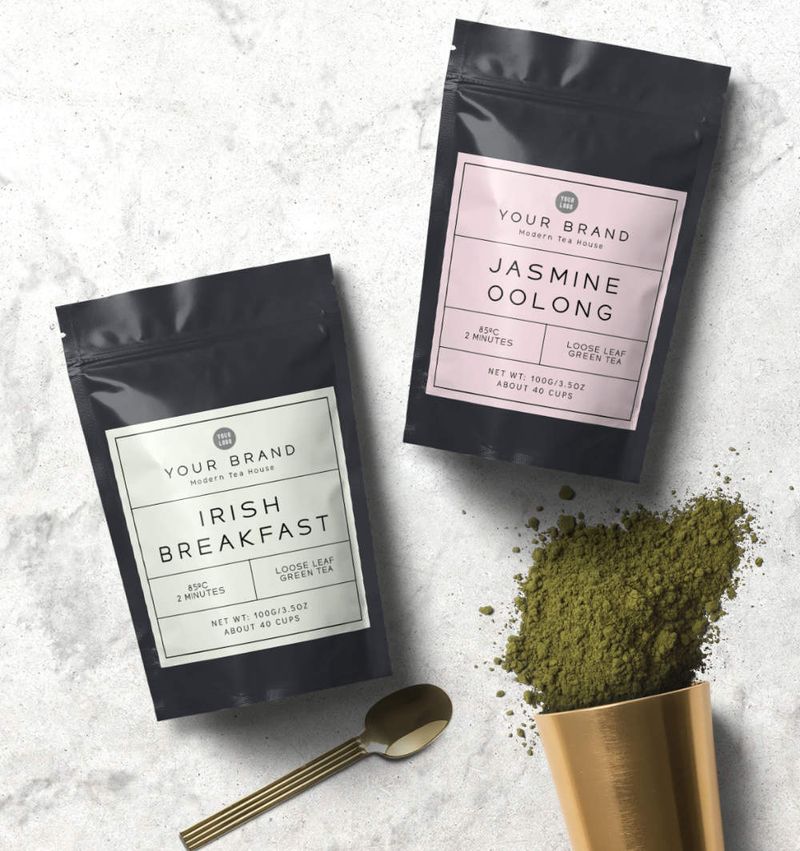 Tea Labels Template | Tea Labels Design & Inspirations