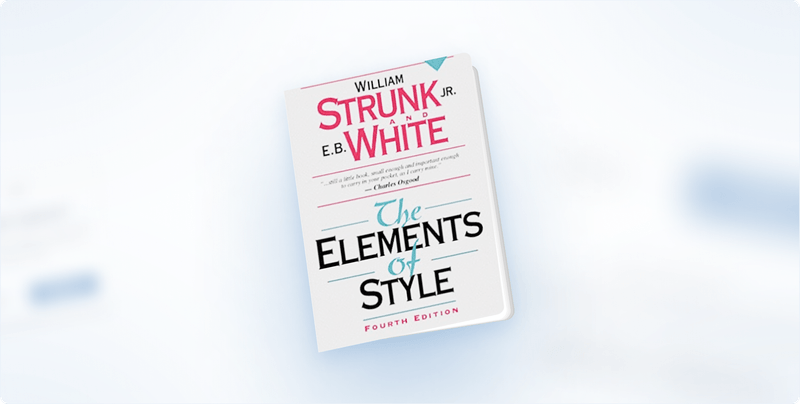 Book Review: "The Elements of Style" by William Strunk Jr. a