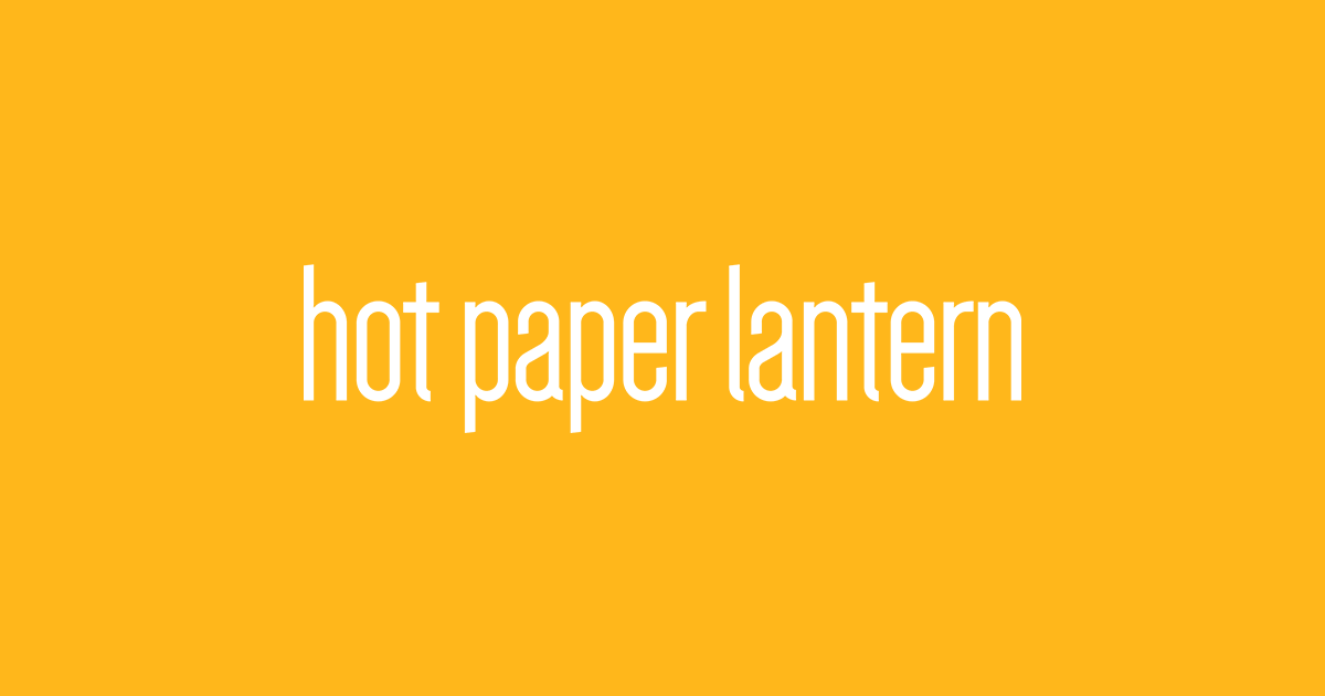 Hot Paper Lantern | Delivering marketing communications solutions to ...
