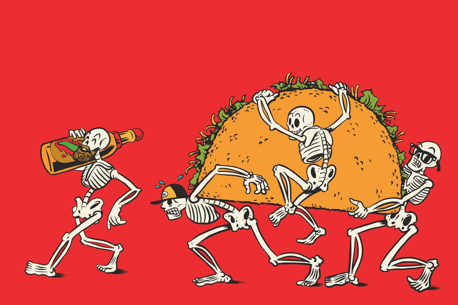 Team Taco Restaurant Branding | Fried Design Company