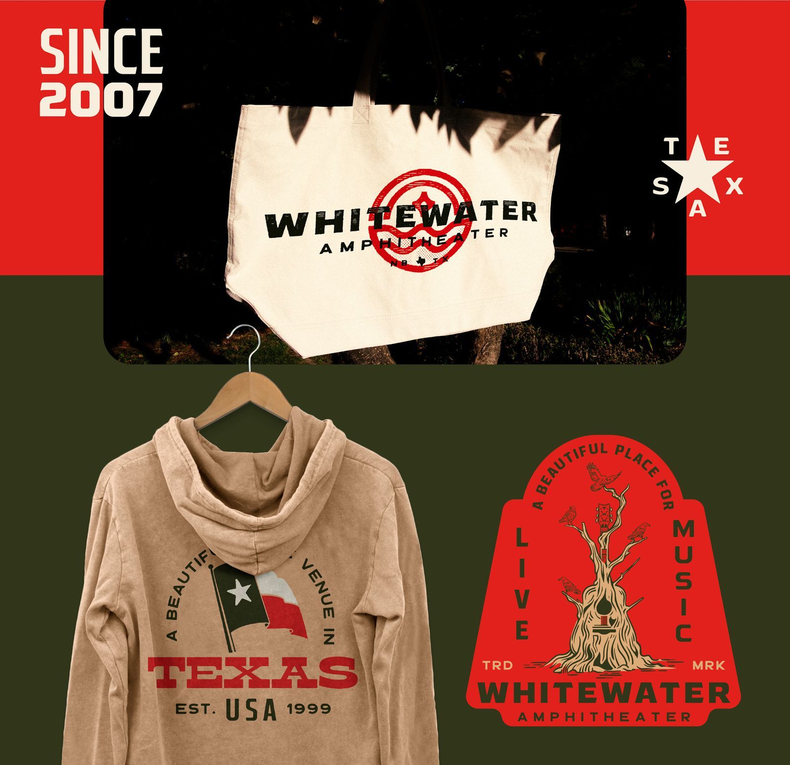 Rebrand, Logo & Graphic Design Kit - Whitewater Amphitheater