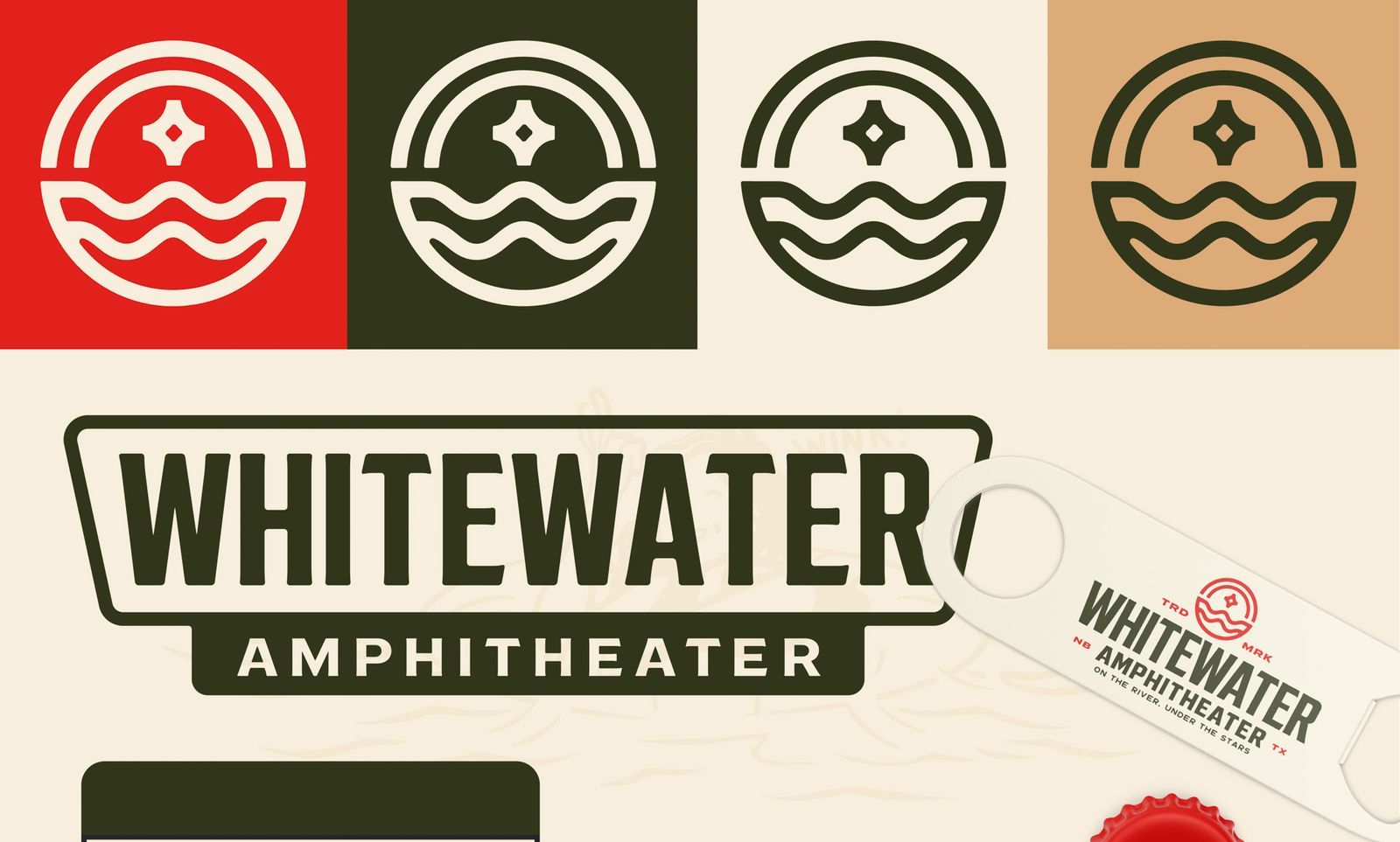 Rebrand, Logo & Graphic Design Kit - Whitewater Amphitheater
