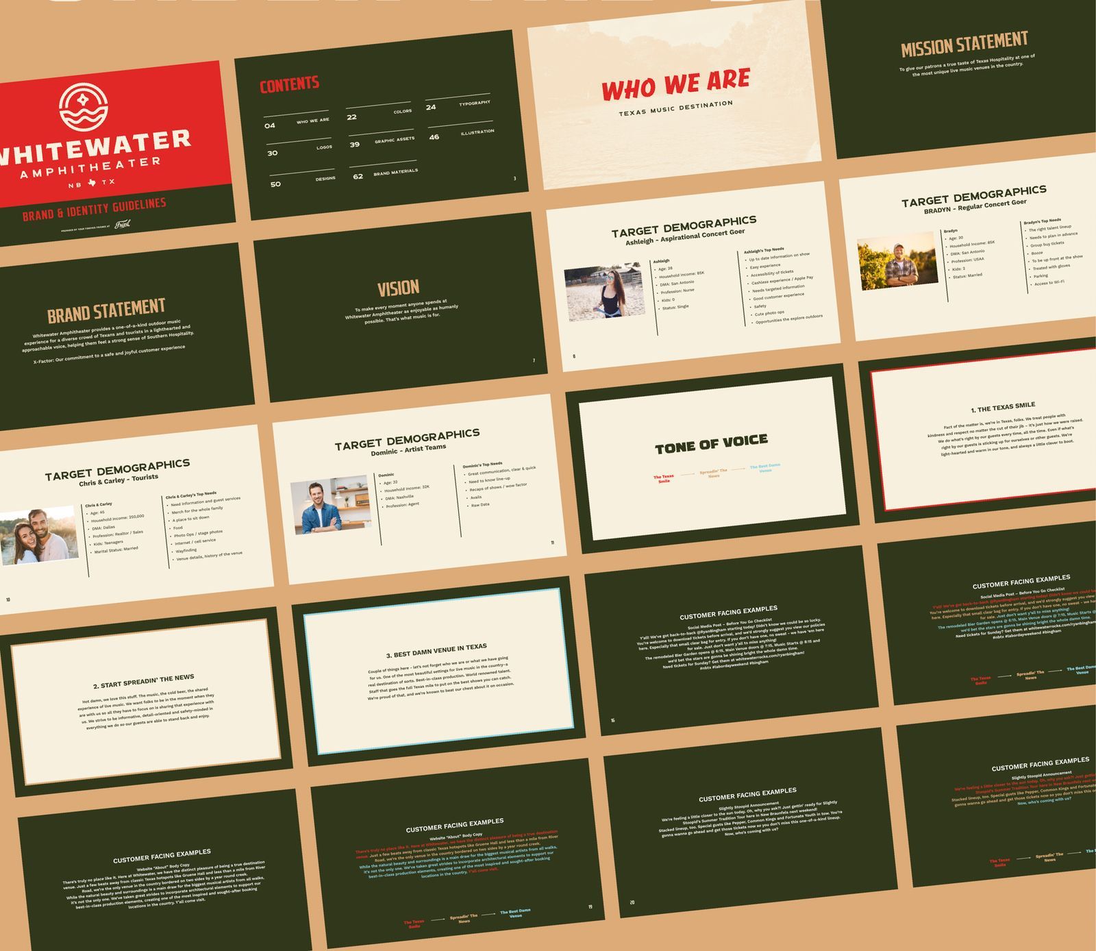 Rebrand, Logo & Graphic Design Kit - Whitewater Amphitheater