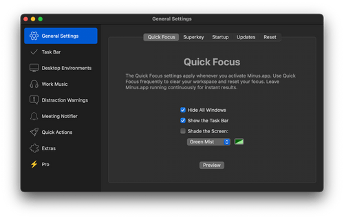 Updates and new versions of Minus.app