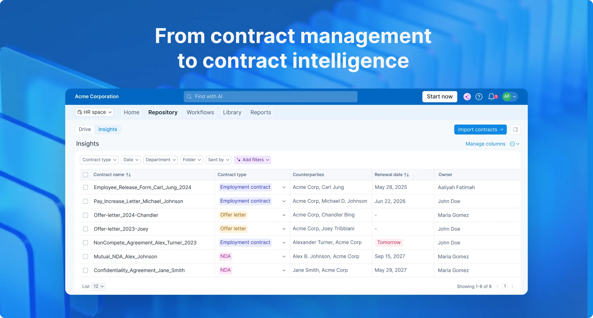 Intelligent Contract Management | Turn Contracts Into Insights