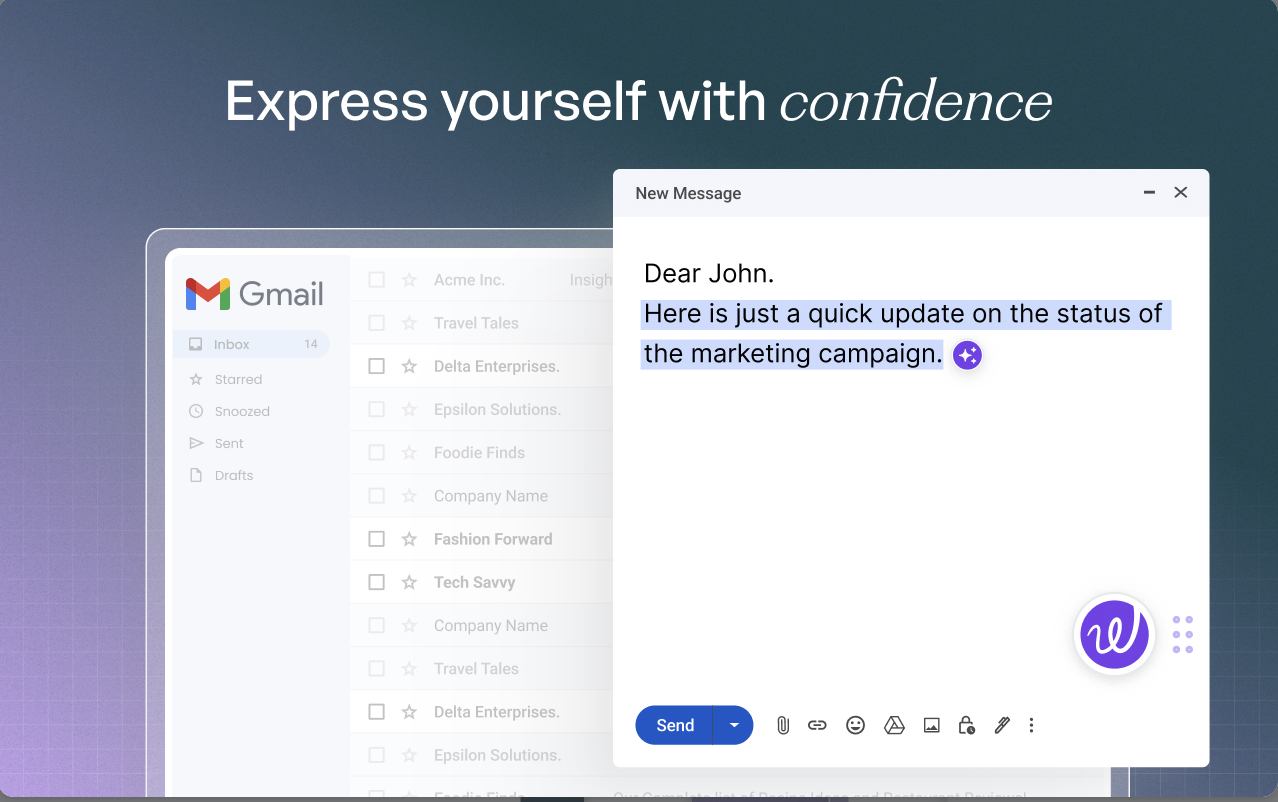 Wordtune for Chrome | Express yourself with confidence