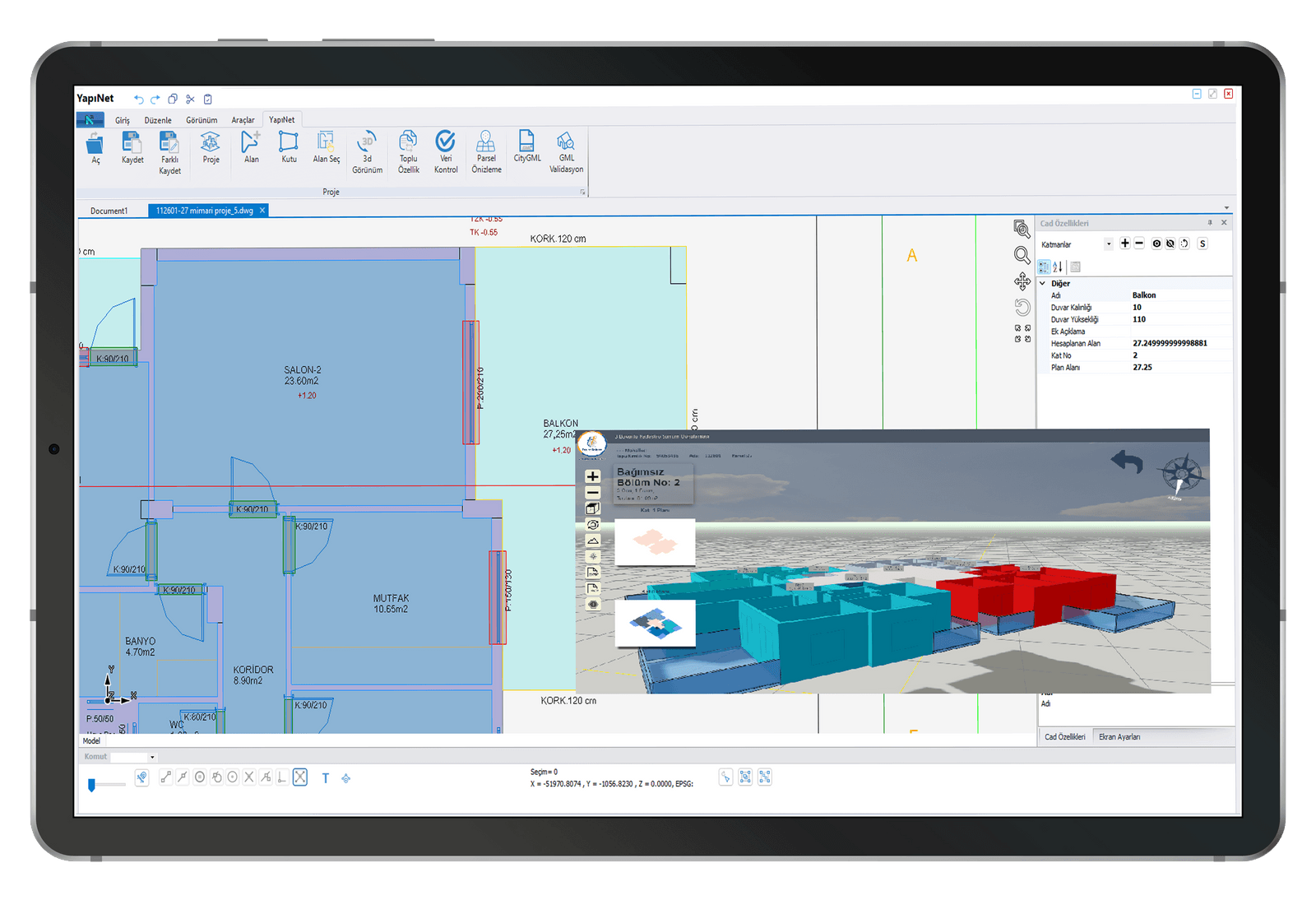Yapınet: 3B Şehir Modeli Üretimi ve 3B Kadastro Uygulaması | Netcad