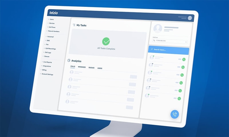 Telzio: User Administration