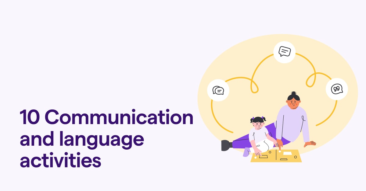 10 EYFS communication and language activities | Famly