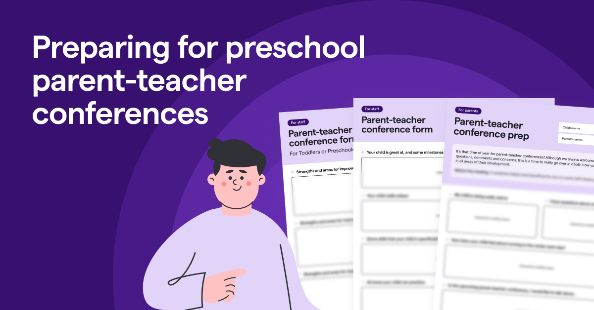 Preparing for preschool parent-teacher conferences | Famly
