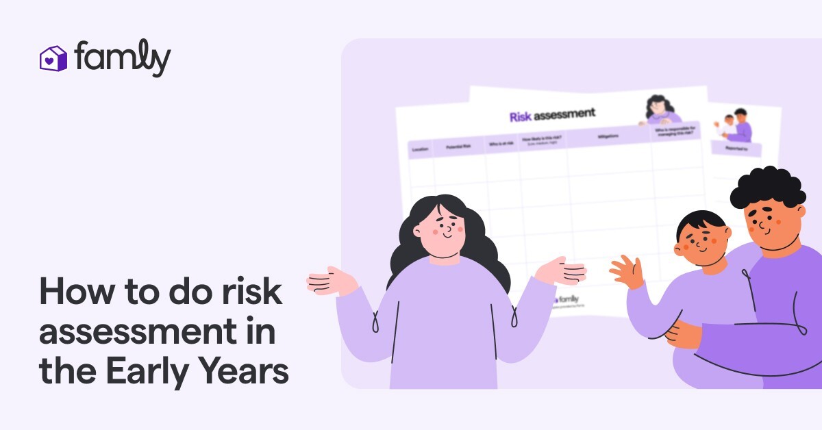 Download our free risk assessment template for Early Years settings